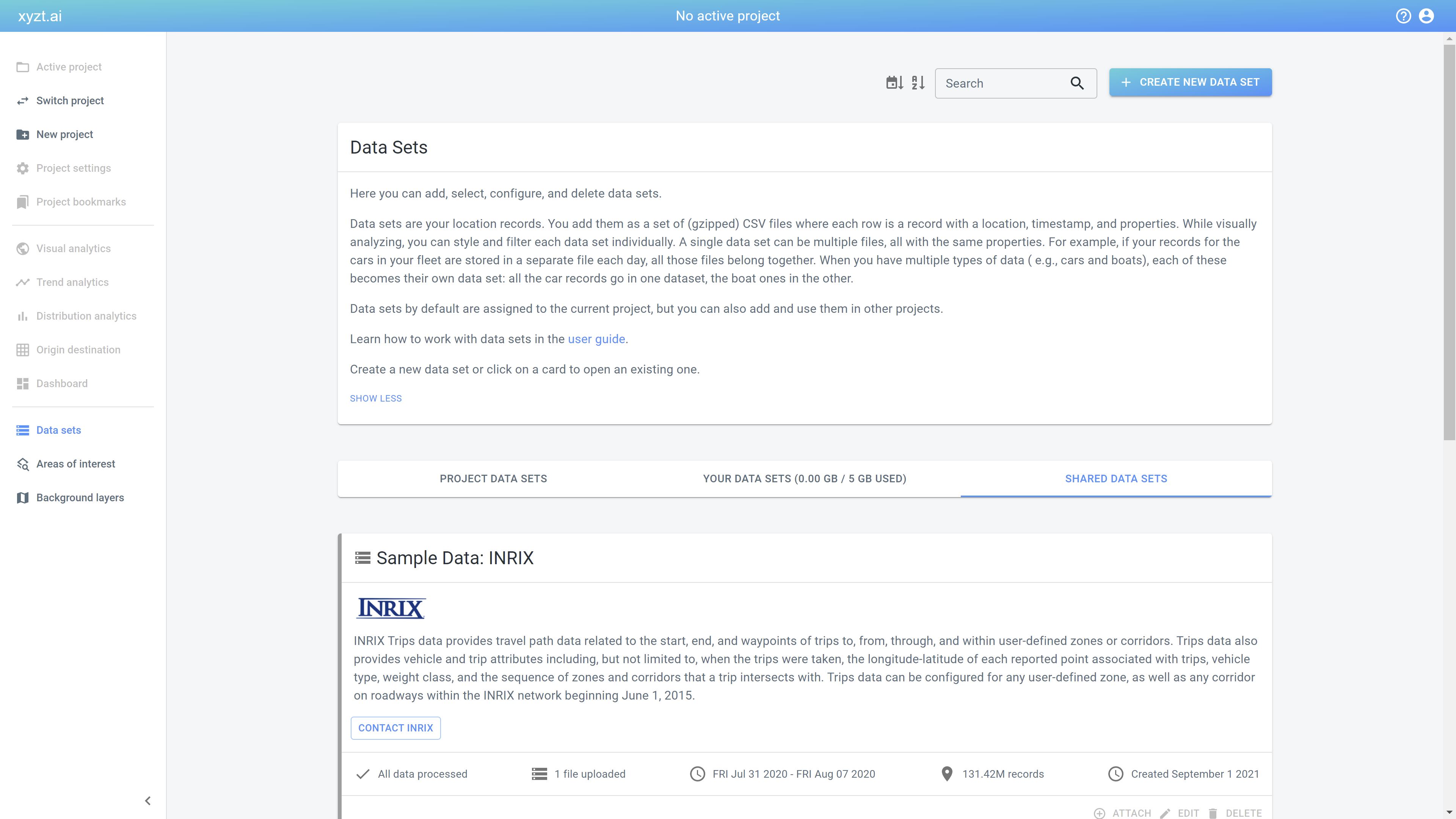 Step 1: Create data set
